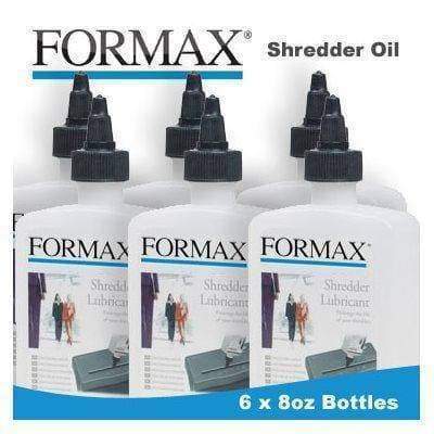 Formax High Security Paper Shredder Oil (6 x 8 oz bottles) (Discontinu
